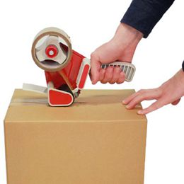 TAPE DISPENSER + 6 PACK OF 48 MM 28MU POLYPRO TAPE - Packing Tape ...