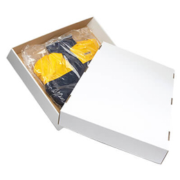 WHITE TELESCOPIC BOX 250Lx150Wx80Hmm - White Telescopic Cardboard Boxes ...